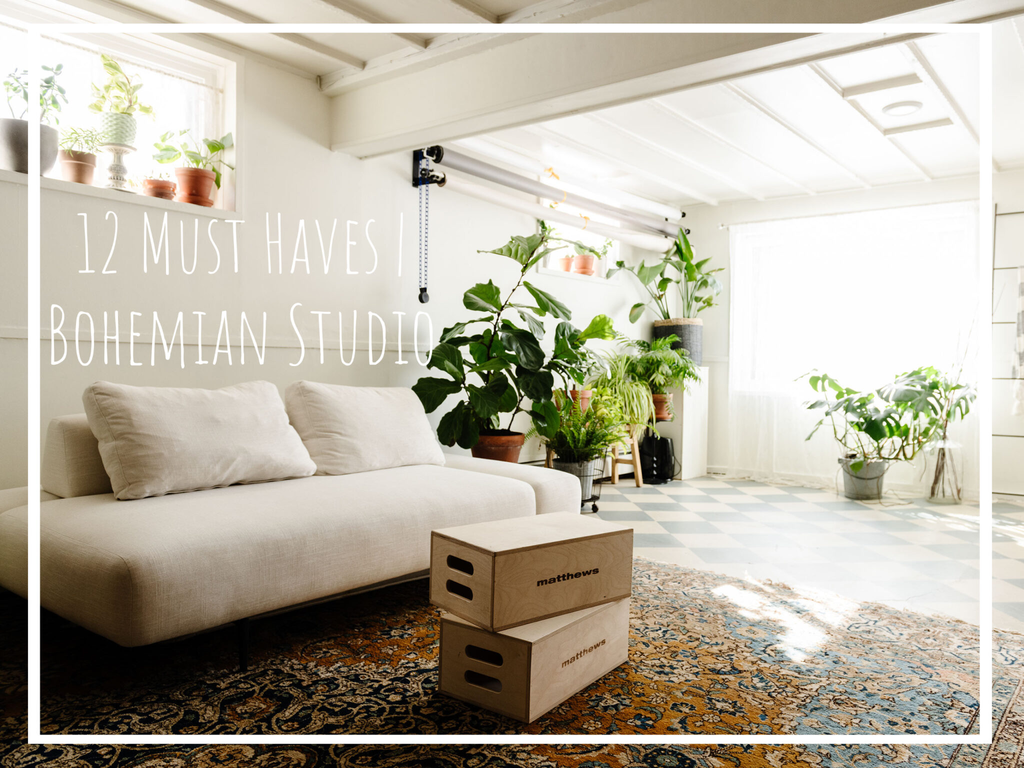 12 Must Haves to Create a Bohemian Studio - Laura Mares Photography